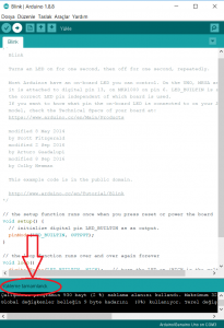 Arduino ile İlk Uygulama - Blink - Robolink Akademi