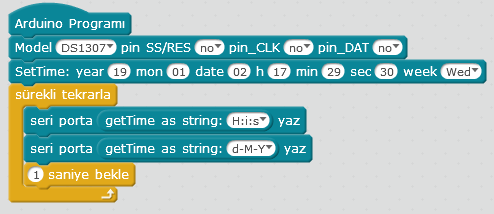 Arduino Eğitim Kiti - Scratch-Ders 15-RTC Modülü ve RFID