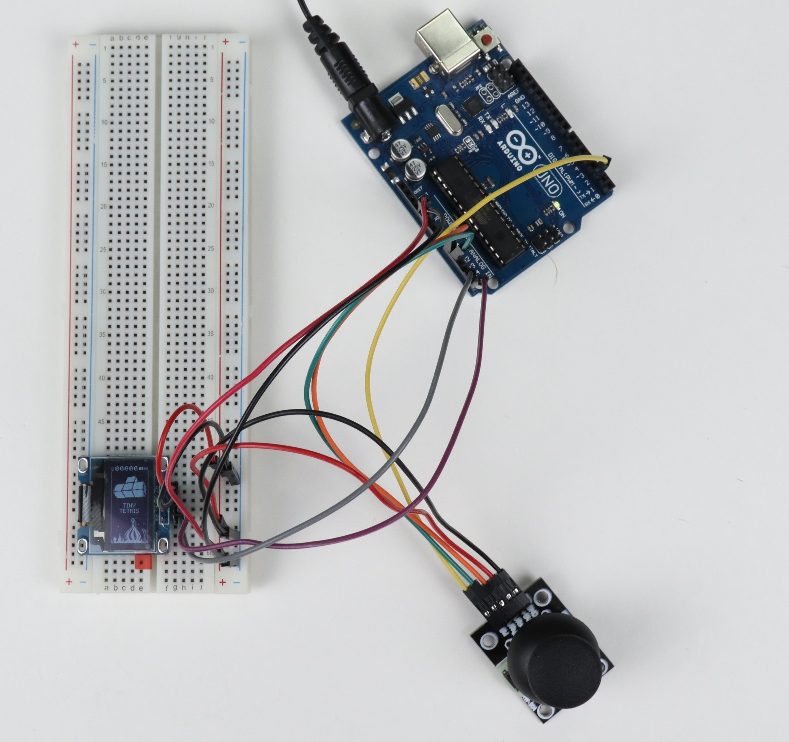 Arduino Ile Oled Ve Joystick Kullanarak Tetris Oyunu Yapımı