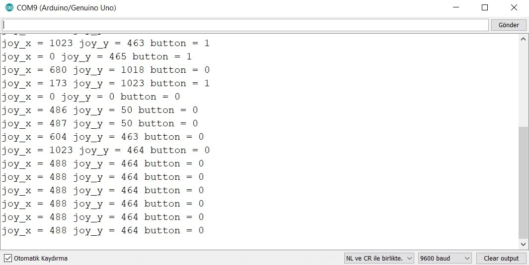 Arduino ile XY Joystick Kullanımı - Robolink Akademi