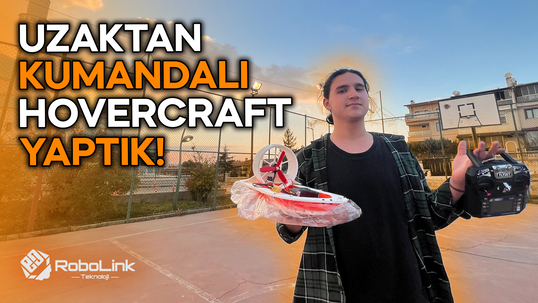 Rc Hovercraft Yaptık! | DIY RC Hovercraft! - Robolink Akademi